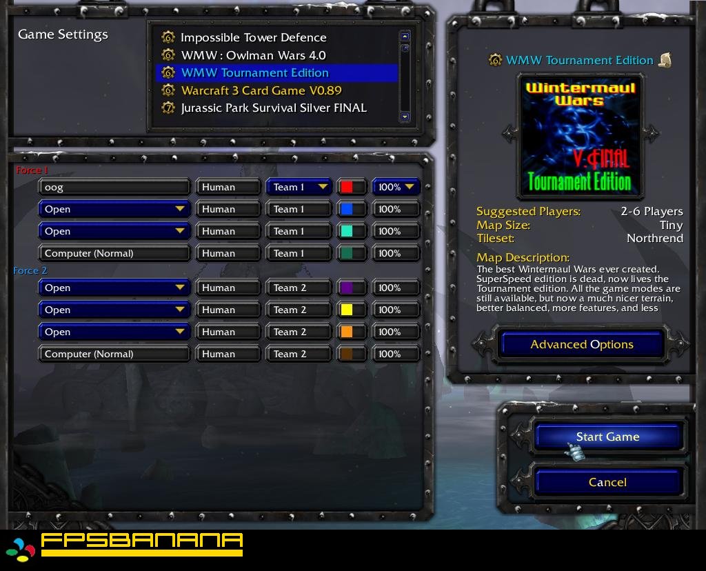 wintermaul wars tournament Mod for Warcraft III: The Frozen Throne ...
