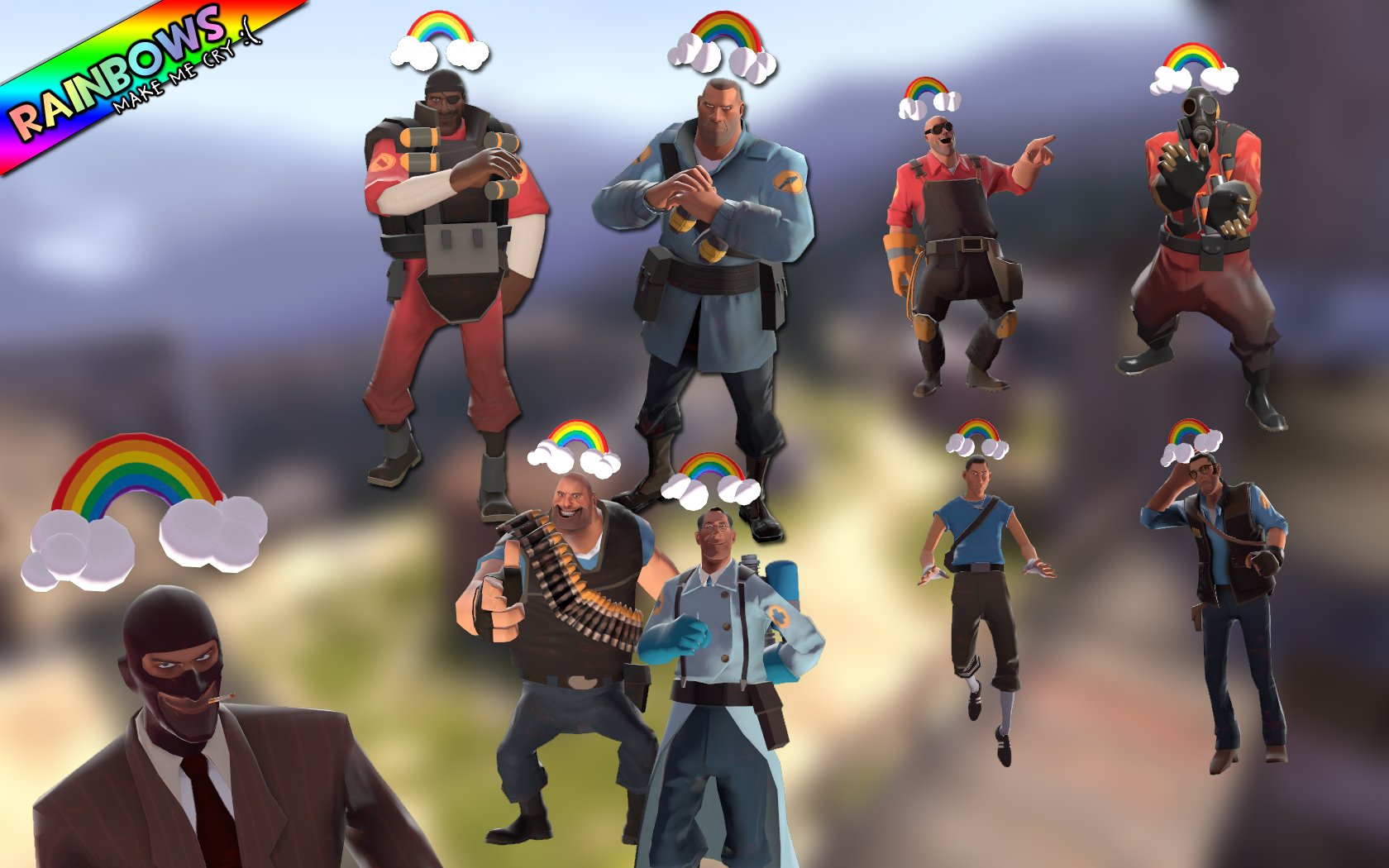 Rainbows make me cry [Team Fortress 2] [Mods]
