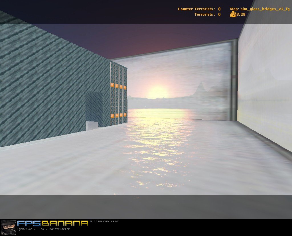 aim_glass_bridges_v2_fg Mod for Counter-Strike: Source | CS:S Mods