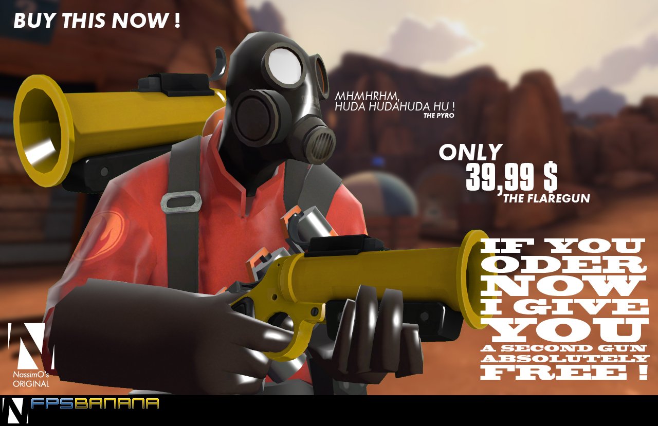 Yellow Flaregun Mod for Team Fortress 2 | TF2 Mods