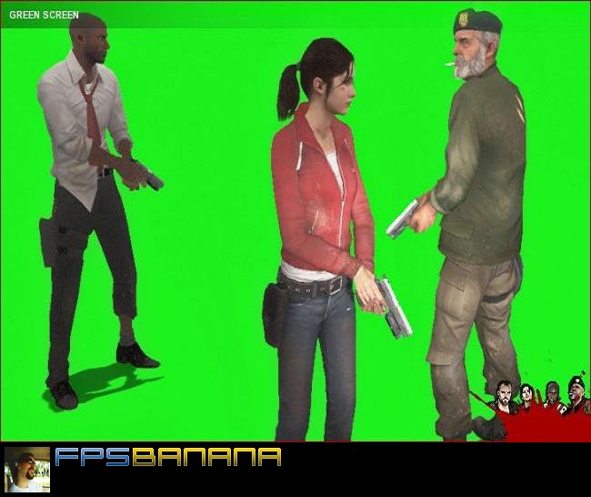 Green Screen Mod for Left 4 Dead | L4D Mods