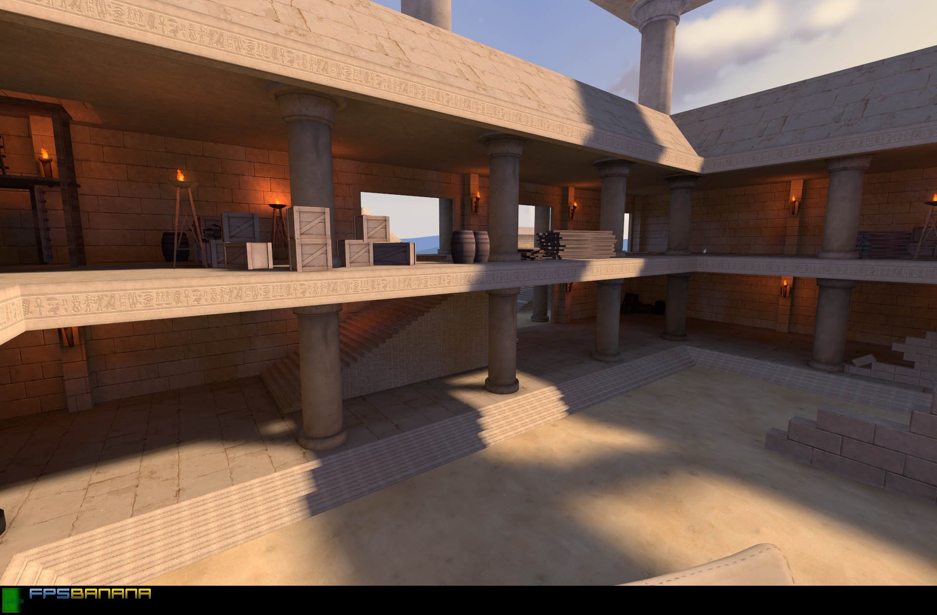 arena_courtyard realistic map Mod for Team Fortress 2 | TF2 Mods