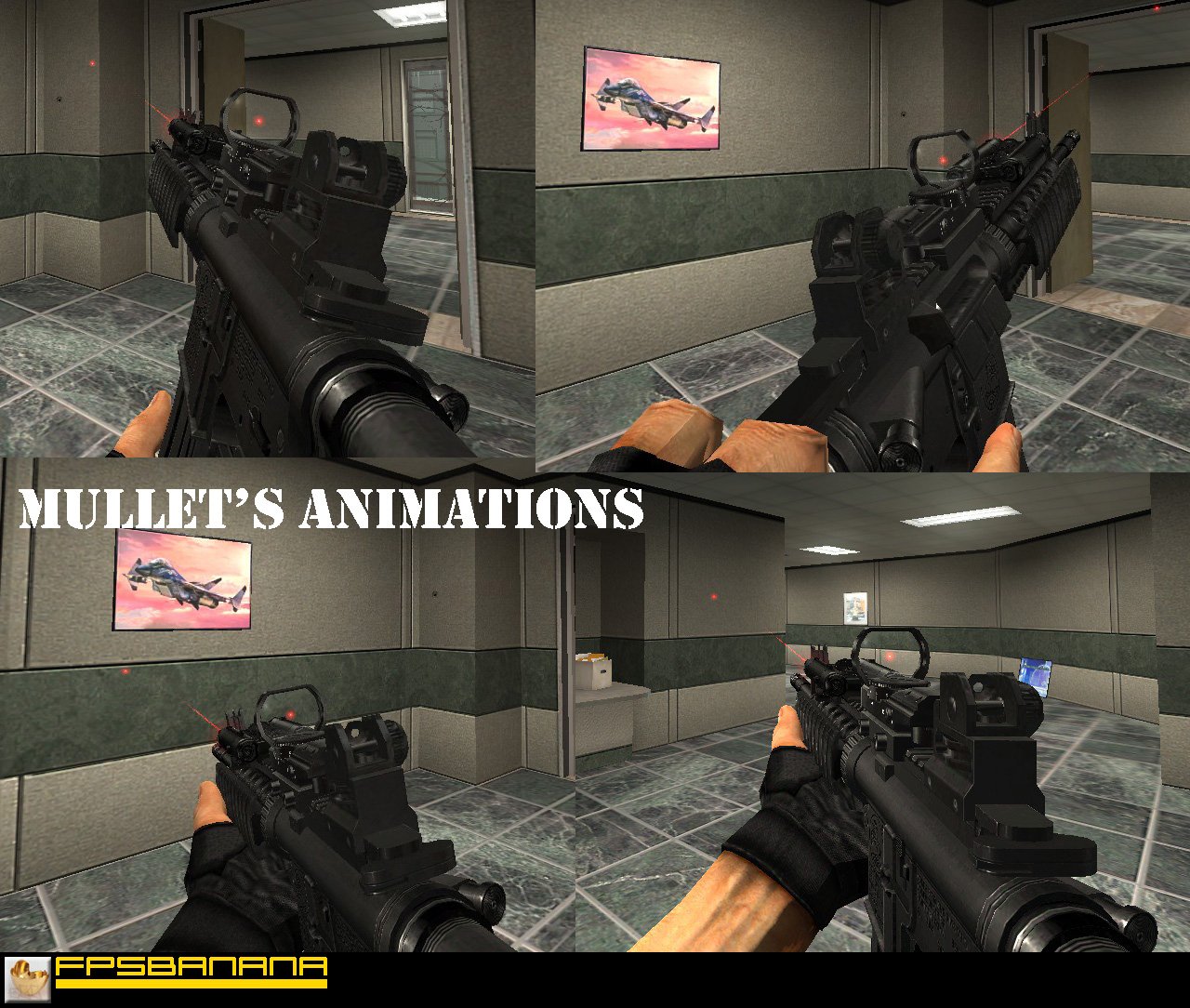 M4a1 Max Working Lam Mullet Strikerwolf Anims Mod For Counter Strike