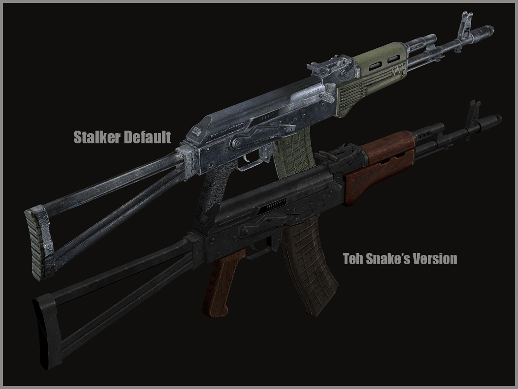 AKM retexture Mod for S.T.A.L.K.E.R.: Shadow of Chernobyl | STALKER Mods
