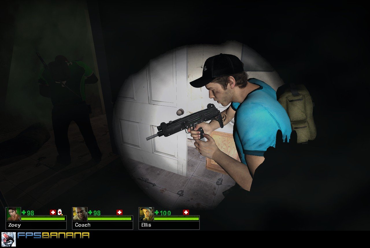 Black SMG Mod for Left 4 Dead 2 | L4D2 Mods