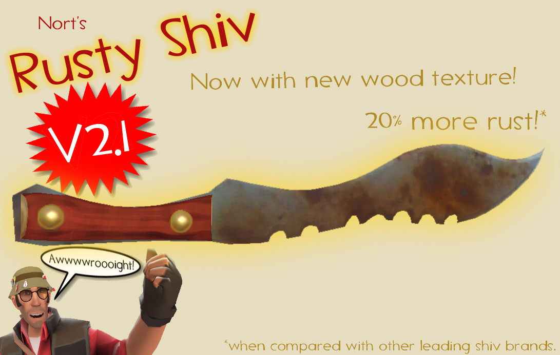 Nort's Rusty Shiv V2.1 Mod for Team Fortress 2 | TF2 Mods