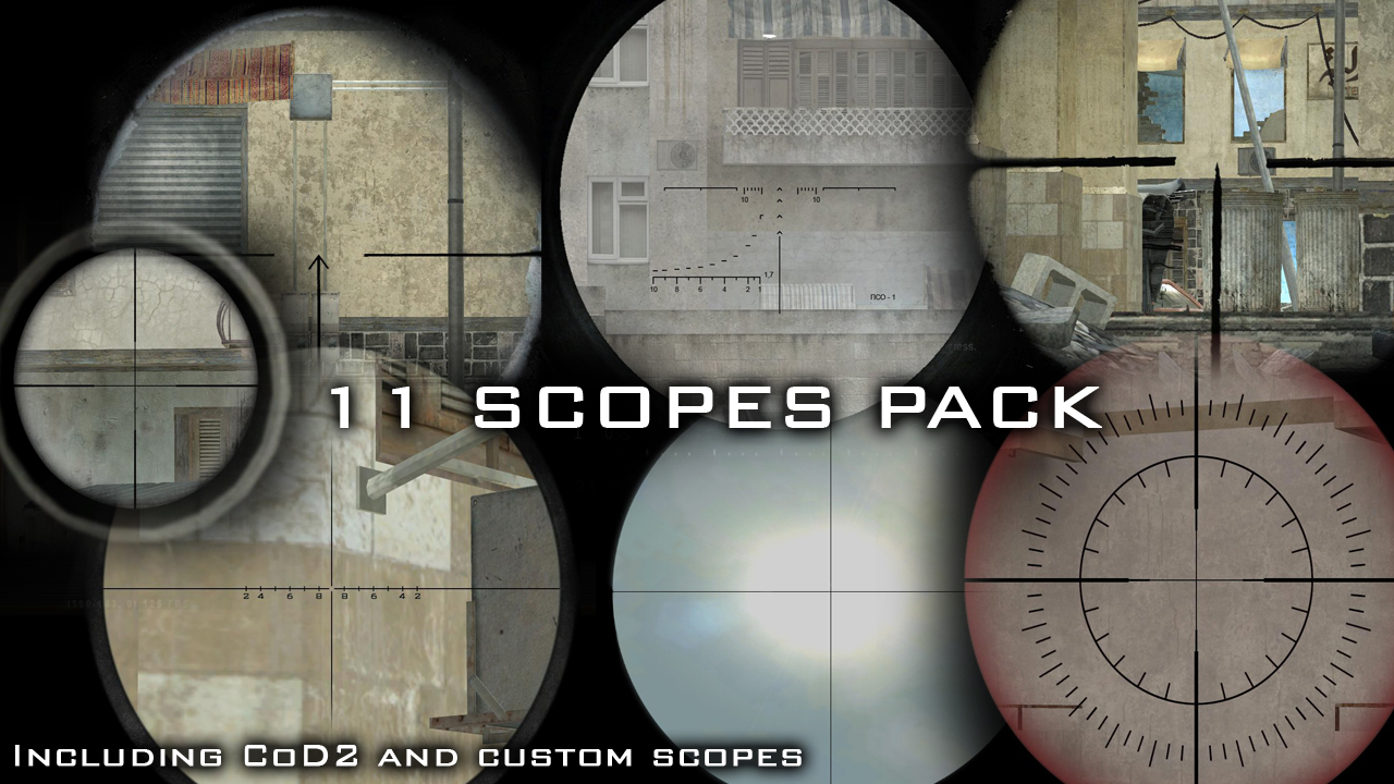 Sniper Scope Pack Mod for Call of Duty 4: Modern Warfare | CoD4 Mods
