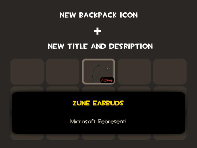 Zune Earbuds V.2 Mod for Team Fortress 2 | TF2 Mods