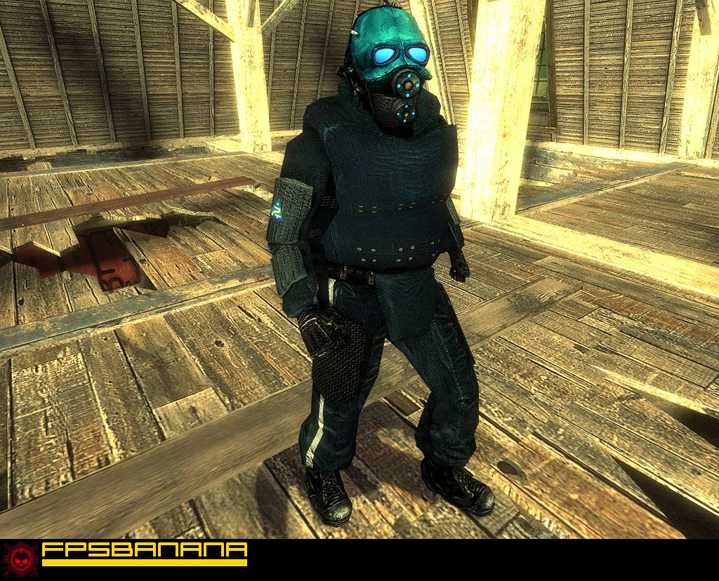 Blue Combine Trooper Mod for Half-Life 2 | HL2 Mods