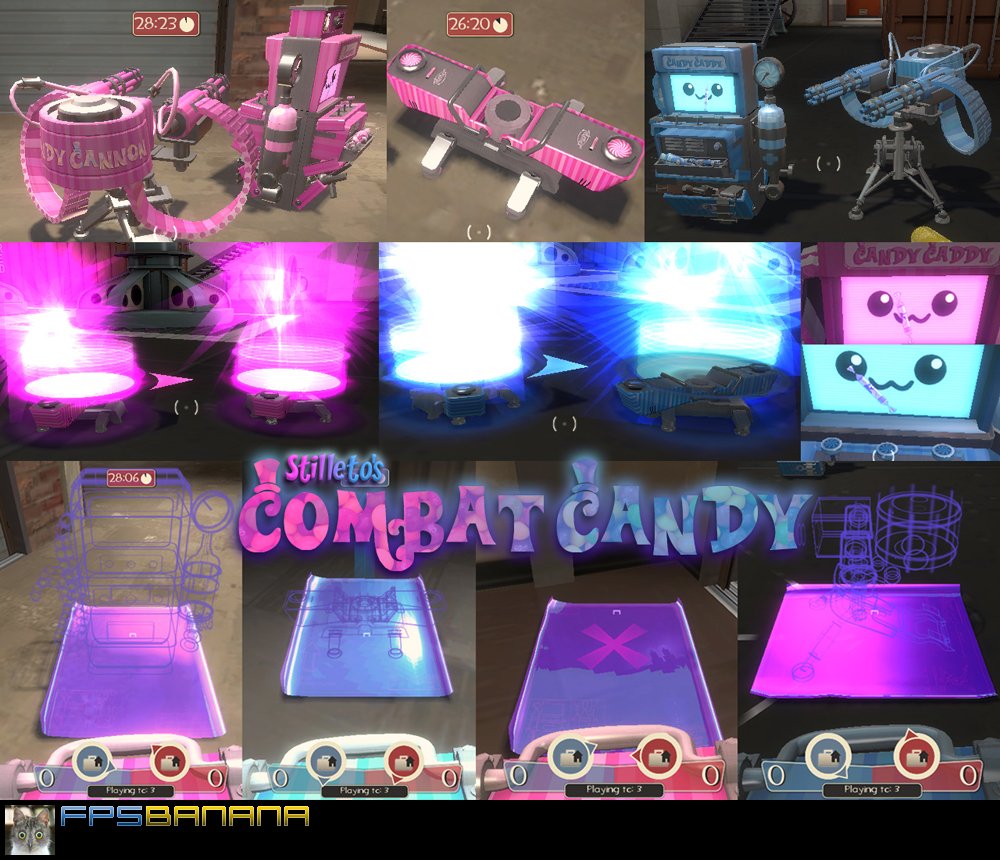 Candy-Themed Buildables Mod for Team Fortress 2 | TF2 Mods