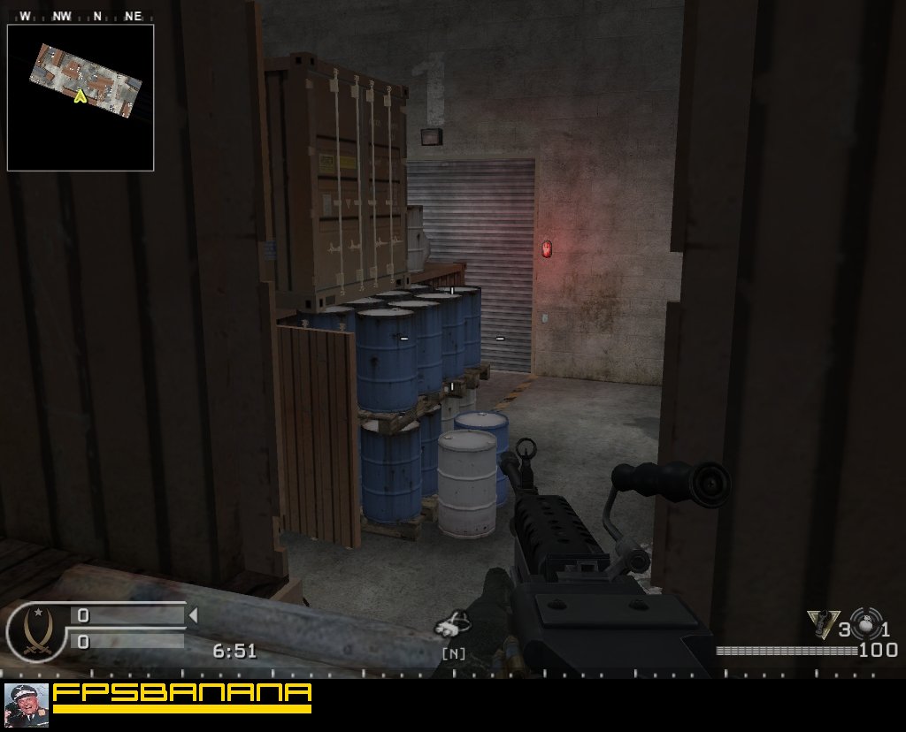 mp_warehouse Mod for Call of Duty 4: Modern Warfare | CoD4 Mods