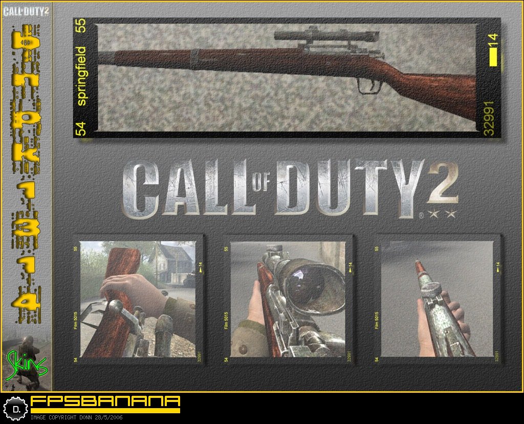 BuckDich's Springfield Skin [Call of Duty 2 ] [Mods]