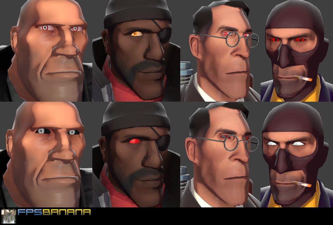 24-Pack of Assorted Eyes: Set 2 Mod for Team Fortress 2 | TF2 Mods