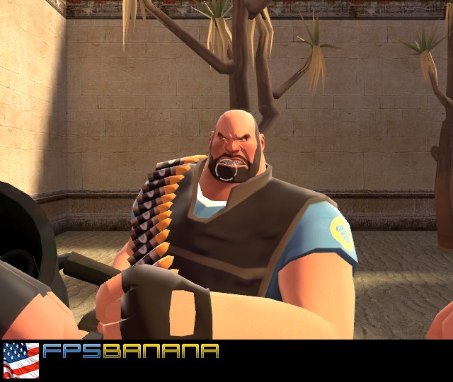 Heavy Weapons Guy with Black Hair Mod for Team Fortress 2 | TF2 Mods