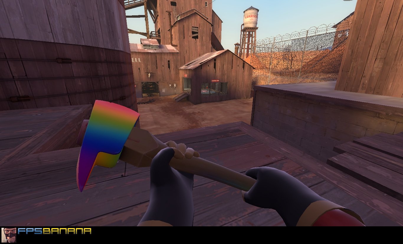 Pyro's Rainbow Axe [Team Fortress 2] [Mods]