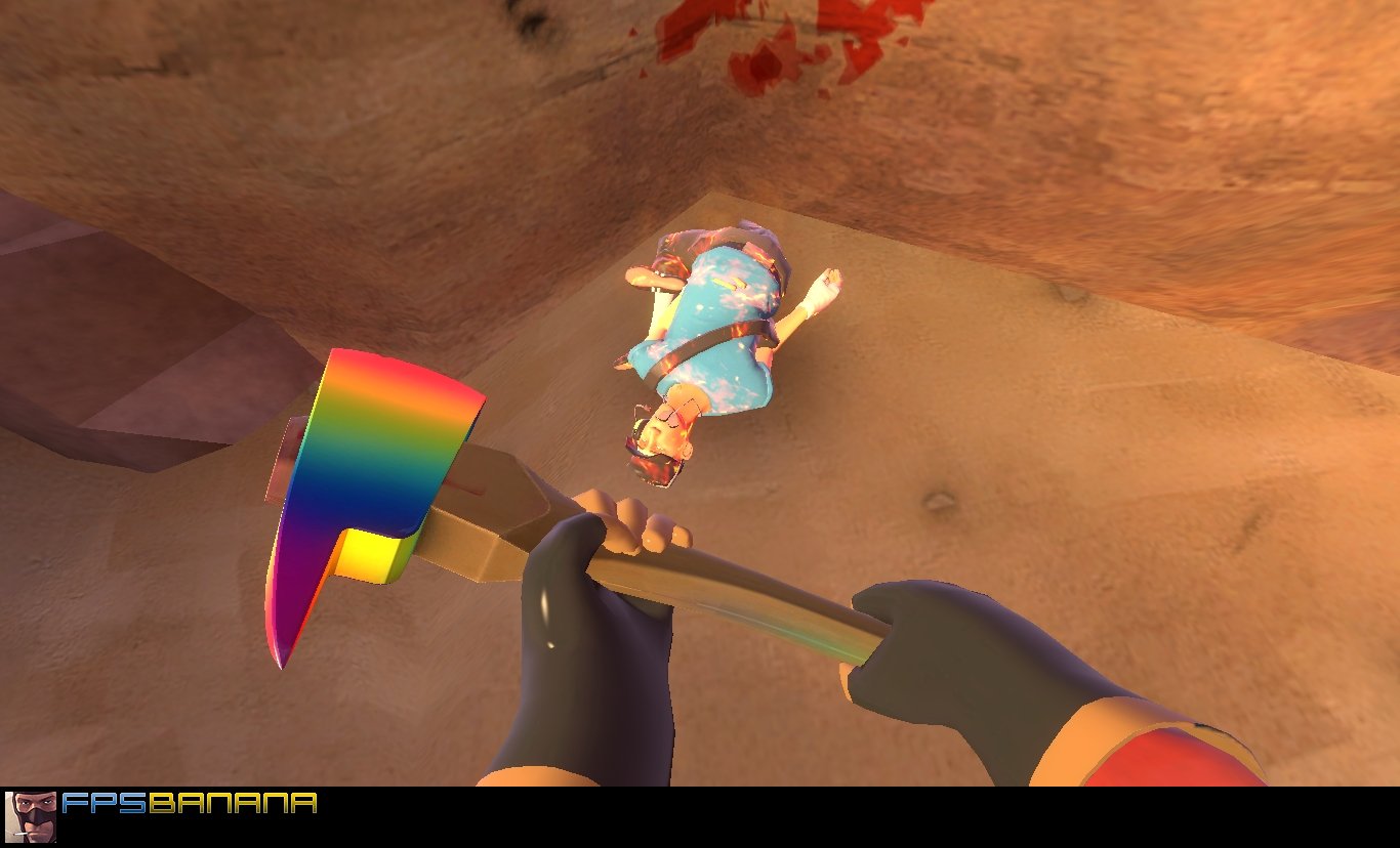 Pyro's Rainbow Axe [Team Fortress 2] [Mods]