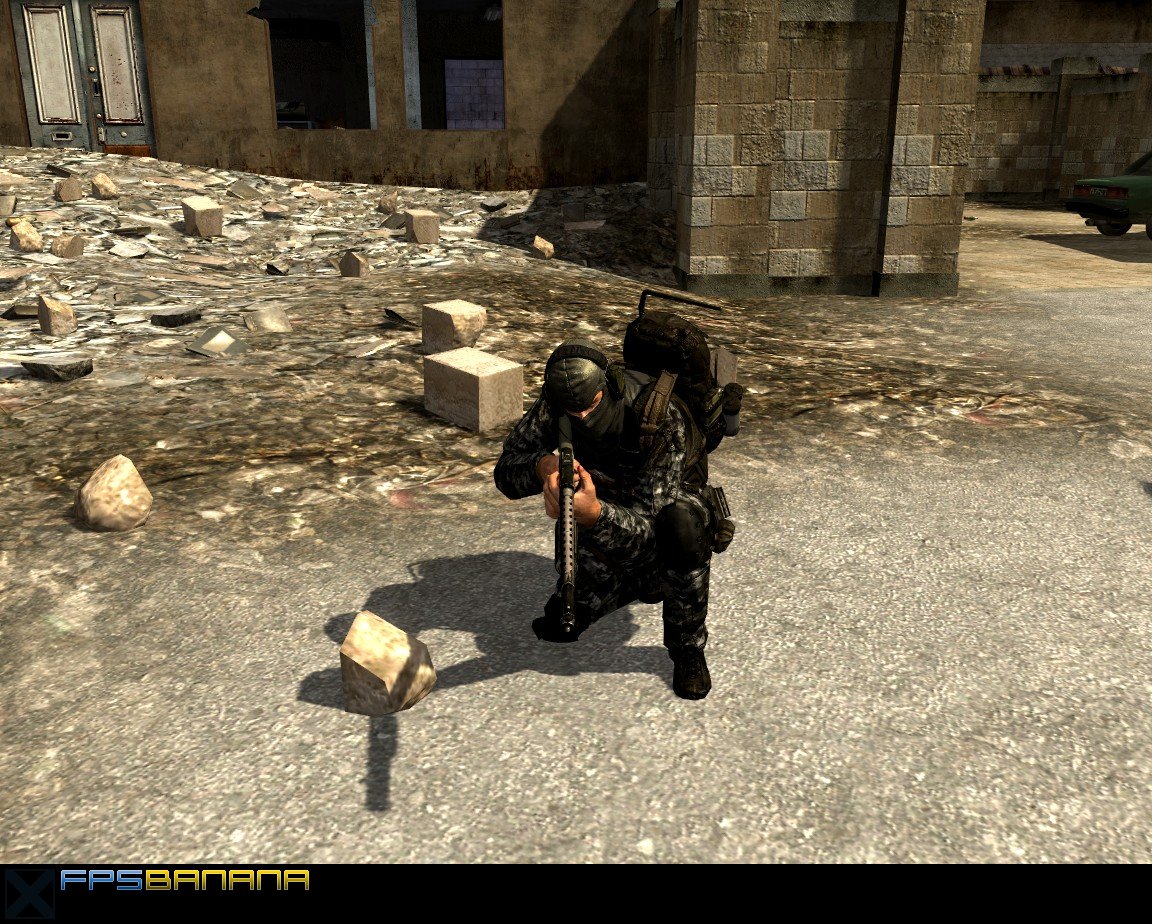 Marines Black Acupat MP Mod for Call of Duty 4: Modern Warfare | CoD4 Mods