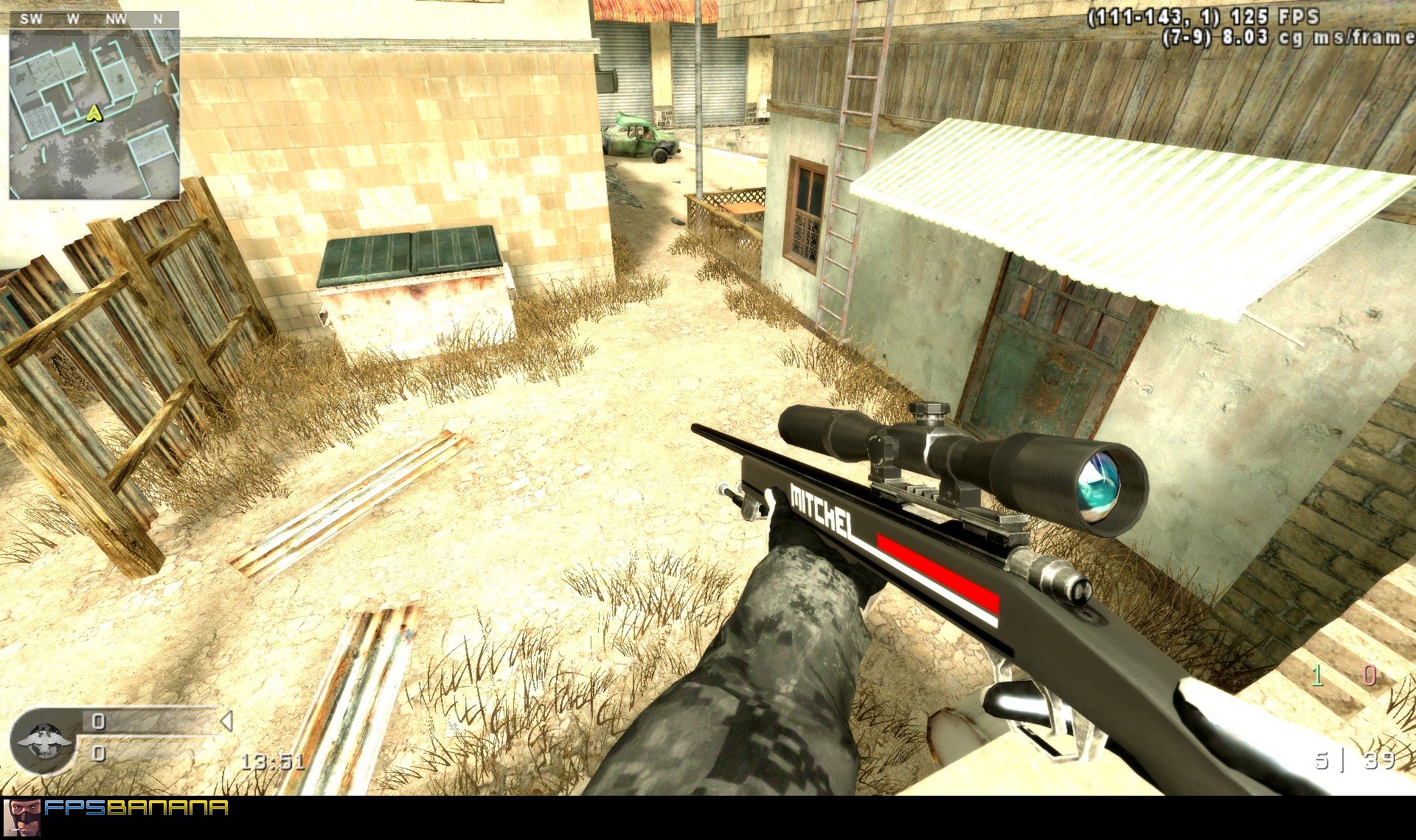 Dark-MITCHEL m40a3.By WarriOrX [Call of Duty 4: Modern Warfare] [Mods]