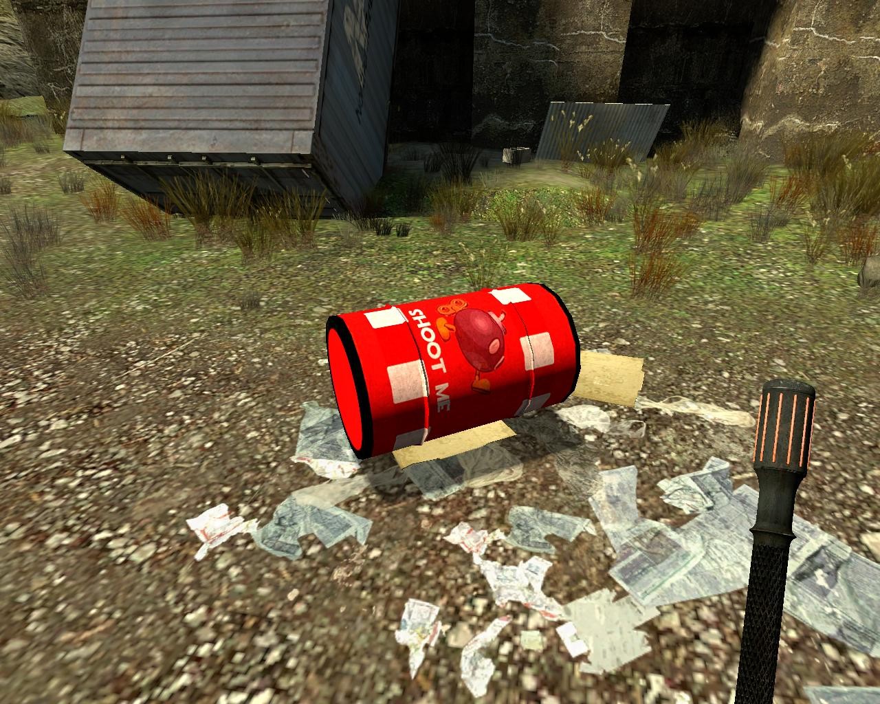 REALLY Bright Red Explosive Barrel [Half-Life 2] [Mods]