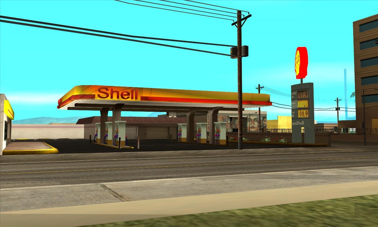 Vegas shell station [Grand Theft Auto: San Andreas] [Mods]