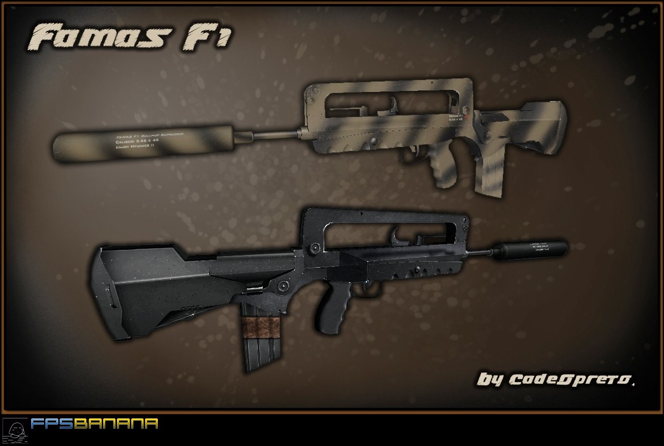 Famas F1 on Ftp anims for M4A1 Mod for Counter-Strike: Condition Zero ...