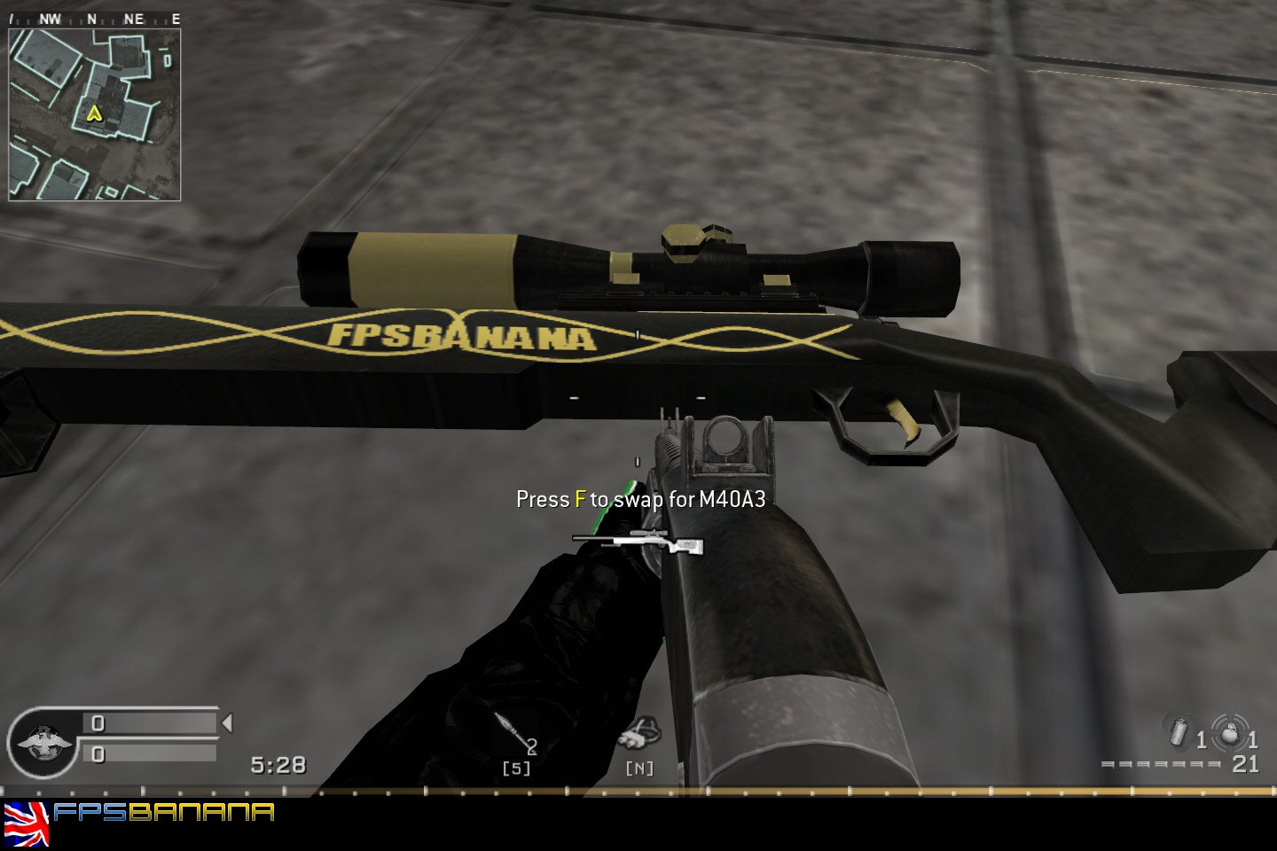 fpsbanana m40a3 [Call of Duty 4: Modern Warfare] [Mods]