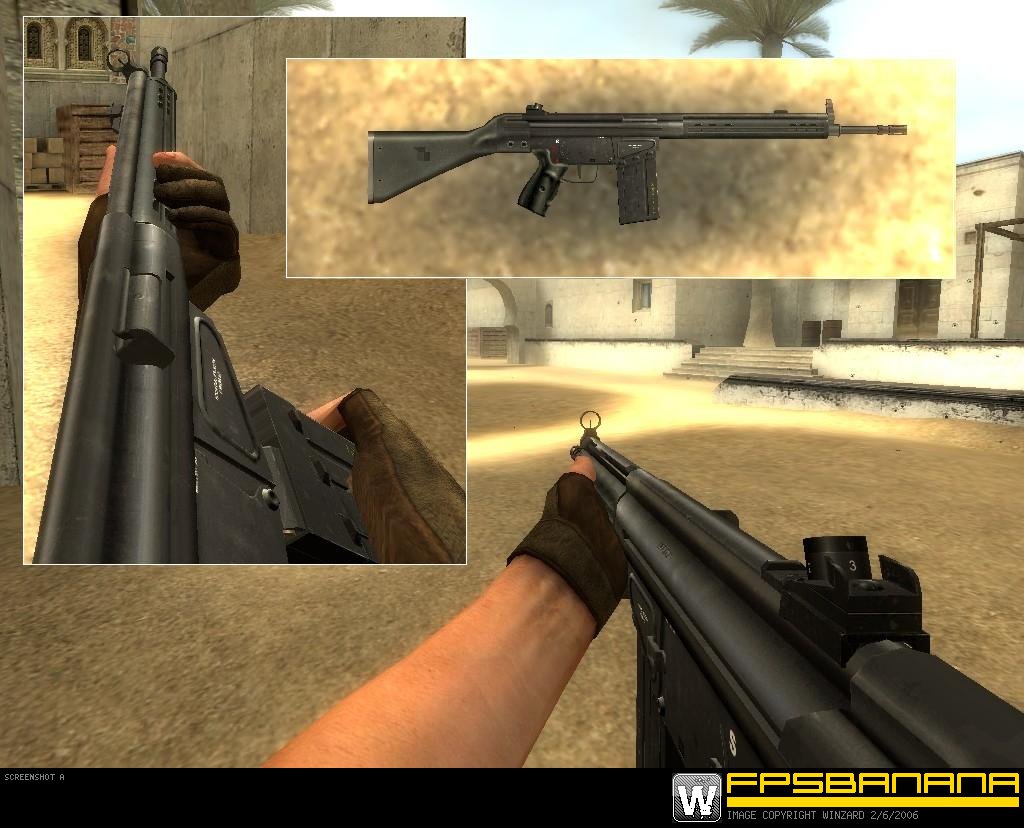 H&K G3A3 + FA Animations [Counter-Strike: Source] [Mods]