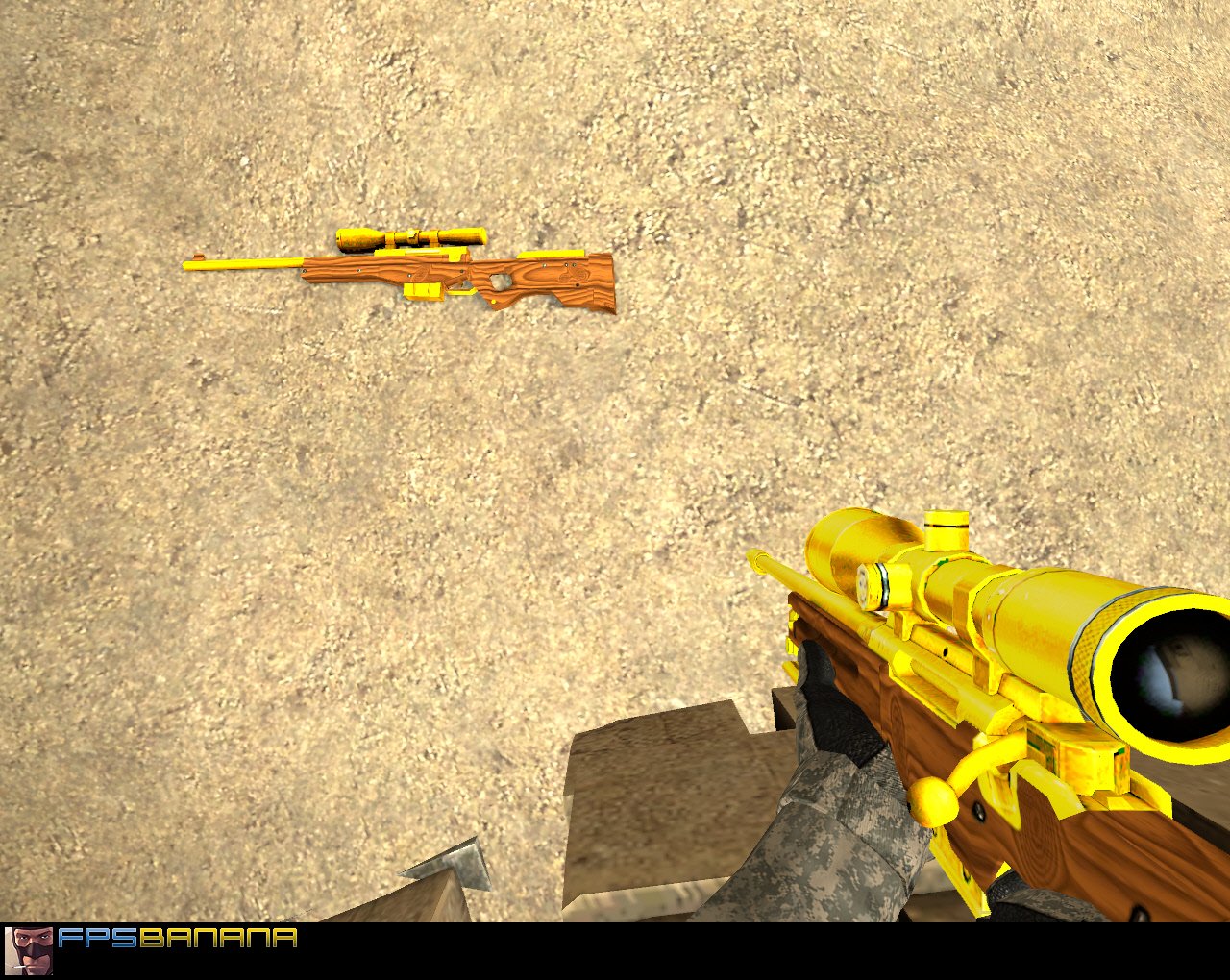 Gold n Wood Awp Mod for Counter-Strike: Source | CS:S Mods