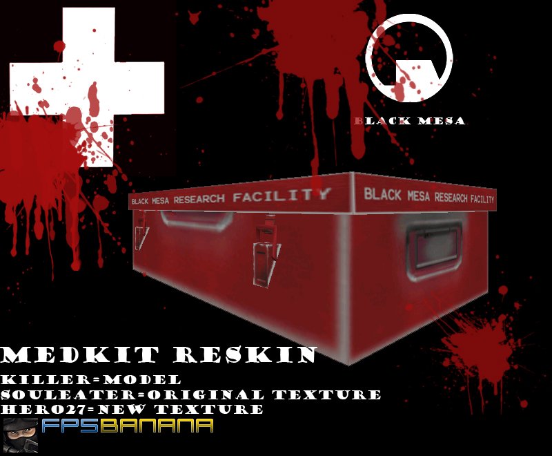 Killer medkit retexture Mod for Half-Life | HL Mods