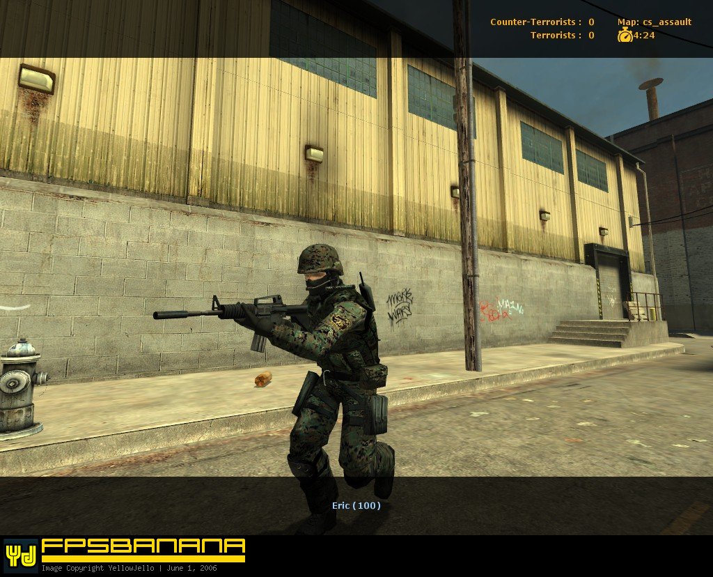 Woodland Camouflage Seal Team 6 v1 [Counter-Strike: Source] [Mods]