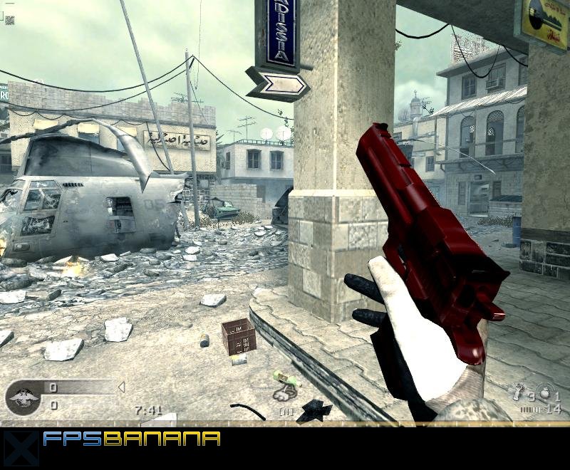 Red Desert Eagle Mod for Call of Duty 4: Modern Warfare | CoD4 Mods