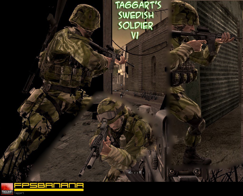 Taggart's Swedish Soldiers for USMC V1 Mod for Call of Duty 4: Modern ...