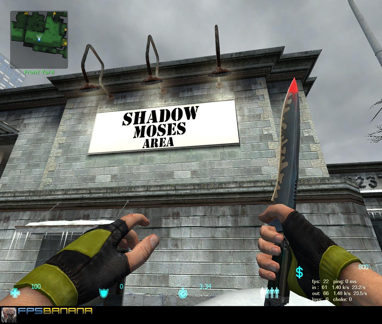 Shadow Moses Area [Counter-Strike: Source] [Mods]