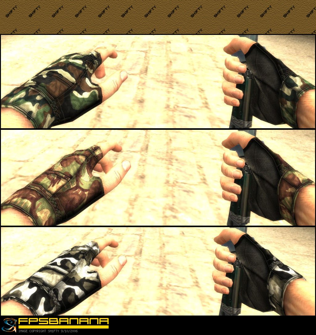 Sh1fty's Camo Glove Pack [Counter-Strike: Source] [Mods]