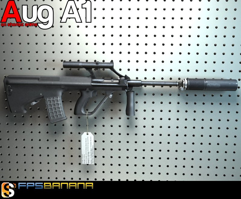 AUG A1 on shortez anims [Counter-Strike: Source] [Mods]