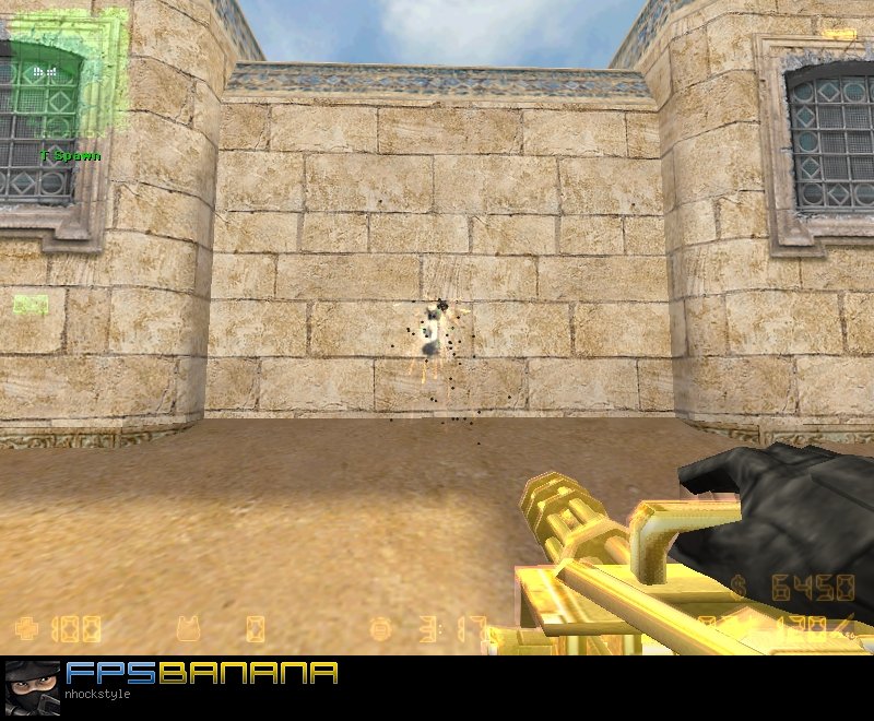 Gatling Gun gold [Counter-Strike: Condition Zero] [Mods]