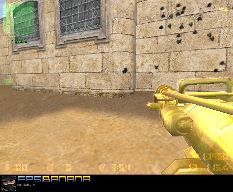 Gatling Gun gold [Counter-Strike: Condition Zero] [Mods]