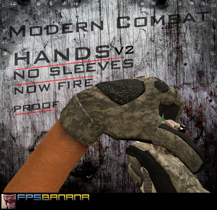 Modern Combat Hands V2 [Counter-Strike: Source] [Mods]