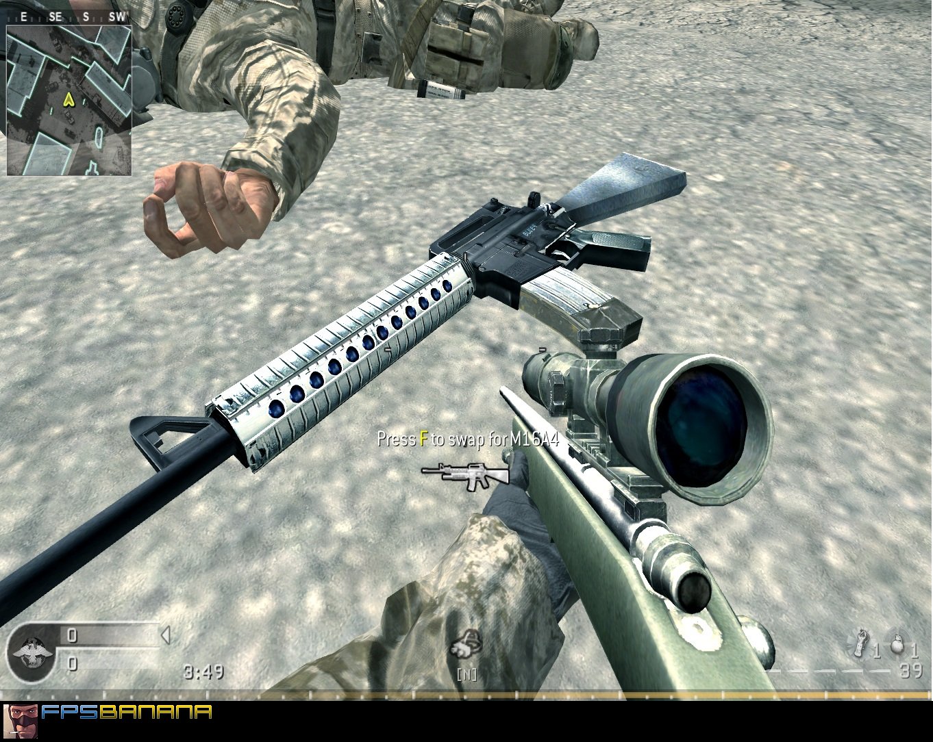 platinum m4/m16 Mod for Call of Duty 4: Modern Warfare | CoD4 Mods