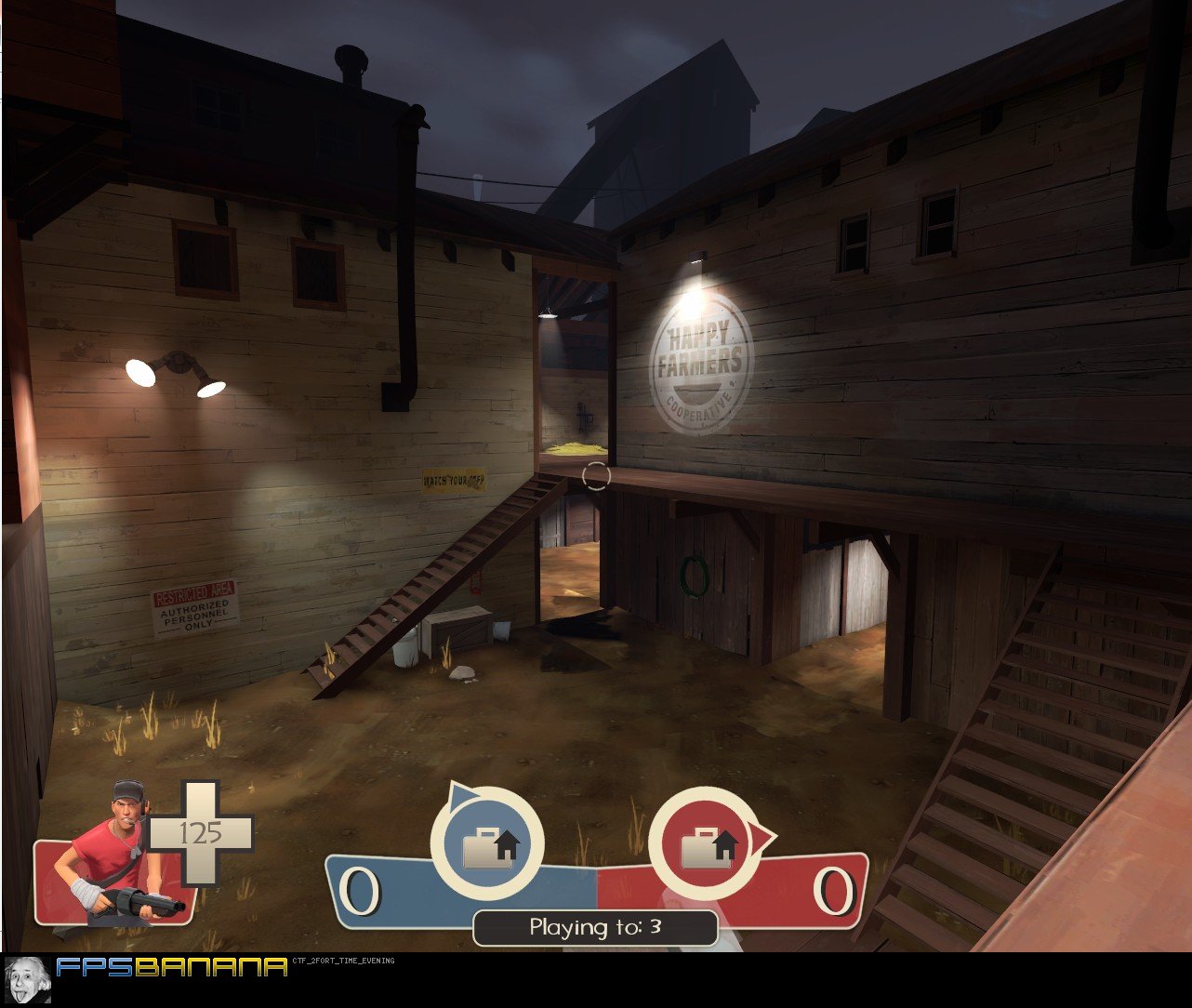 ctf_2fort_time_evening_b1 Mod for Team Fortress 2 | TF2 Mods