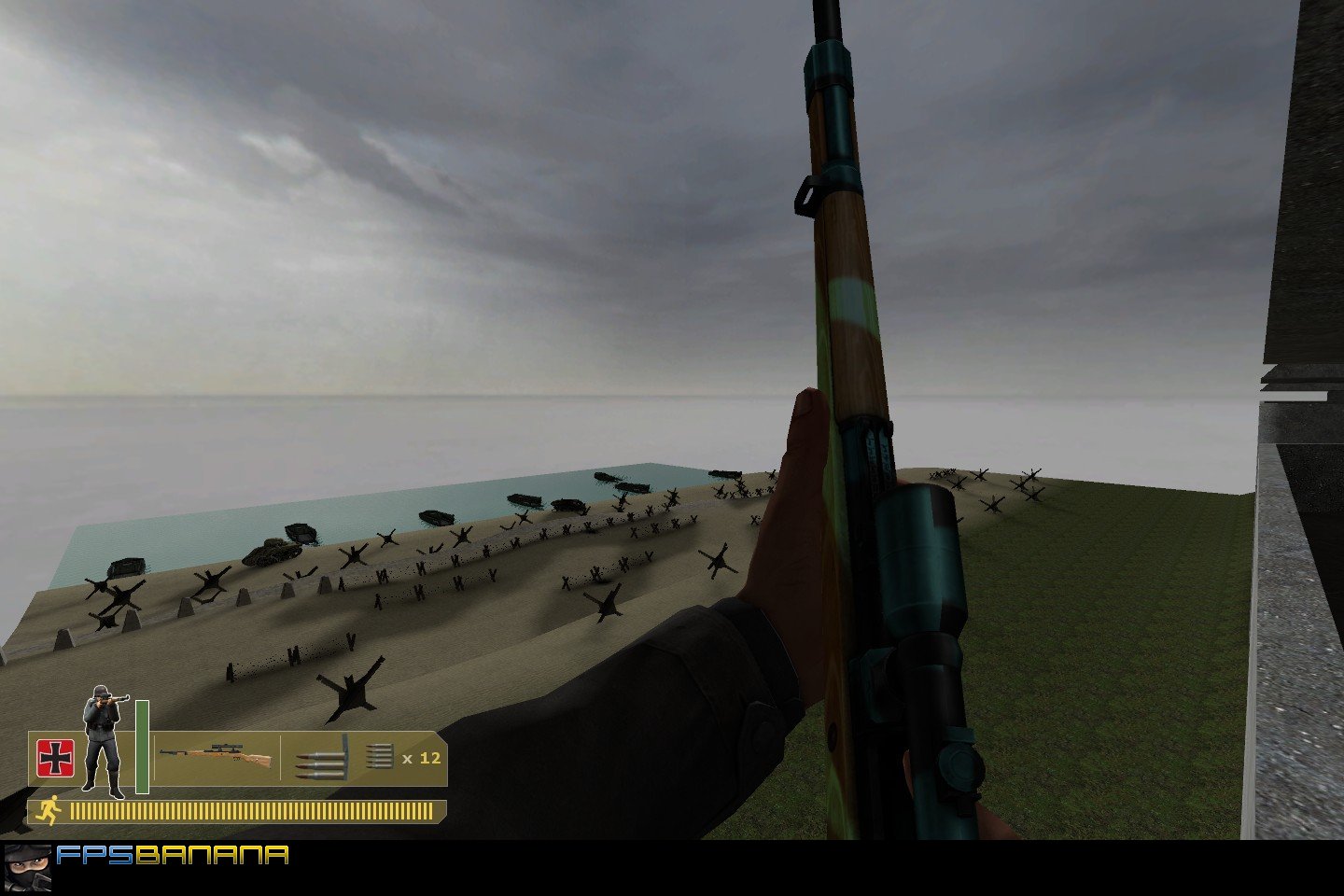 Cyan Stripped Kar98 Sniper Mod for Day of Defeat: Source | DoD:S Mods