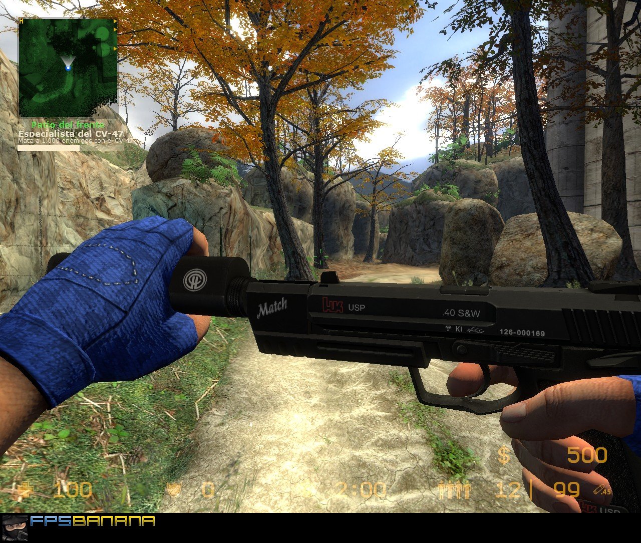 Blue digital hands Mod for Counter-Strike: Source | CS:S Mods