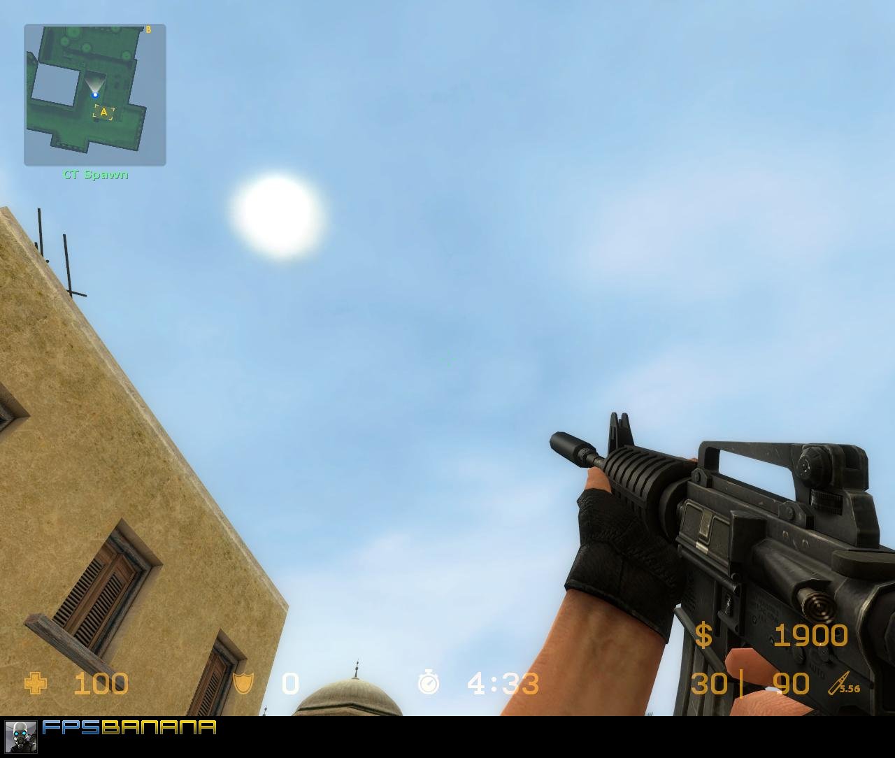 default m4a1 with phong [Counter-Strike: Source] [Mods]