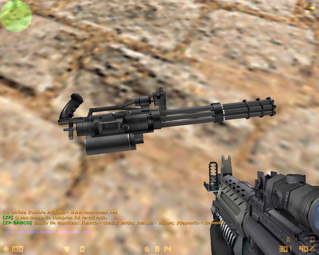 minigun(Black) Mod for Counter-Strike 1.6 | CS1.6 Mods