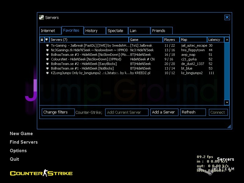Jump-Ground GUI v2 [Counter-Strike 1.6] [Mods]