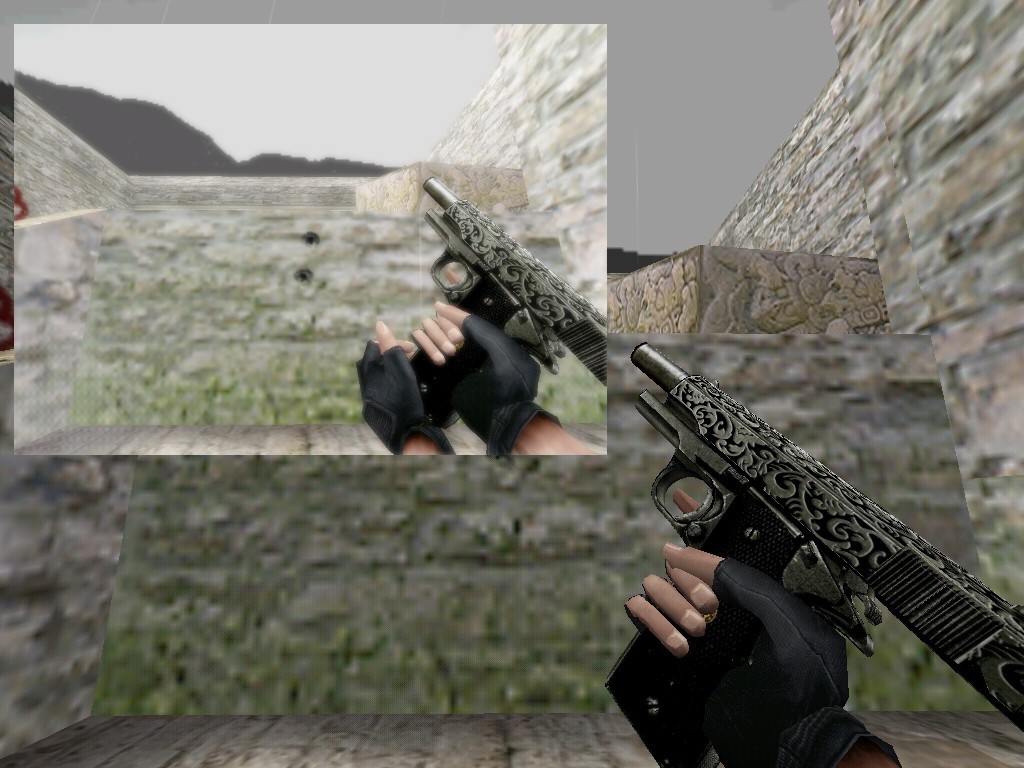 Engraved Colt 45. [Counter-Strike: Condition Zero] [Mods]