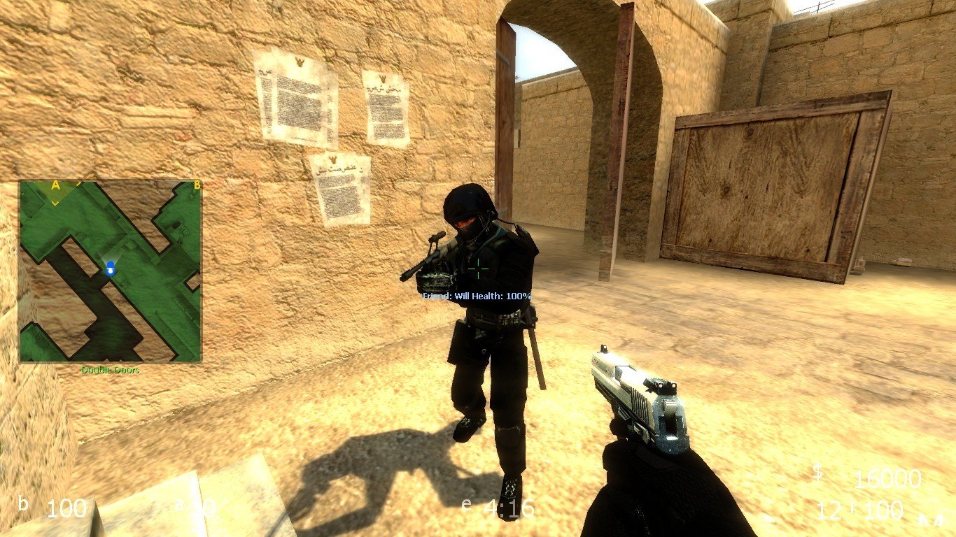 CT_GSG9 BLACK SWAT fix Mod for Counter-Strike: Source | CS:S Mods