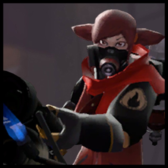 Female Pyro Class Portrait Mod for Team Fortress 2 | TF2 Mods