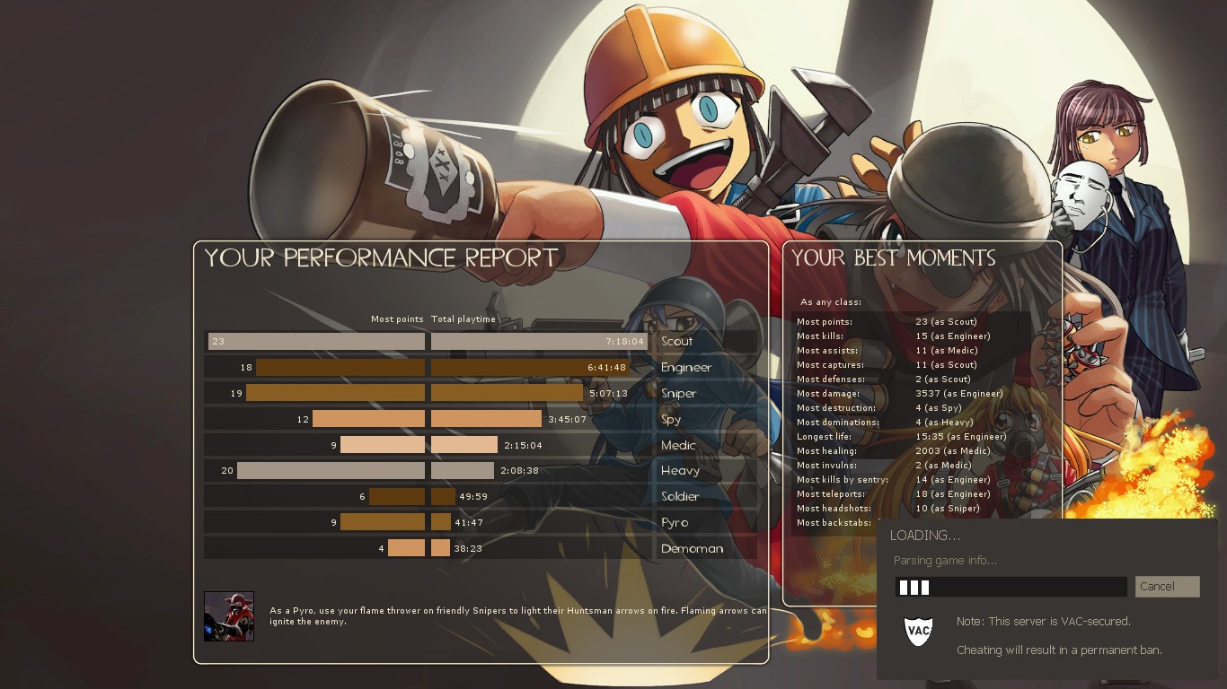 Female Pyro Class Portrait Mod for Team Fortress 2 | TF2 Mods