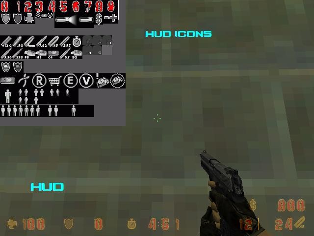 HQ HUD [Counter-Strike 1.6] [Mods]